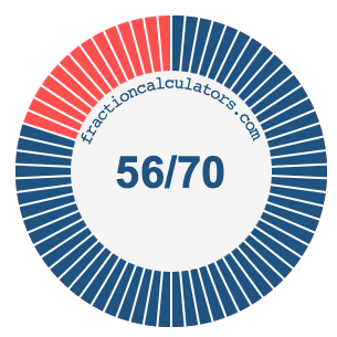56/70 as a percent