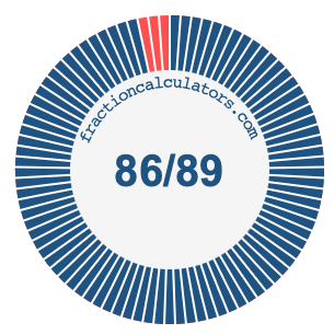 86/89 as a percent